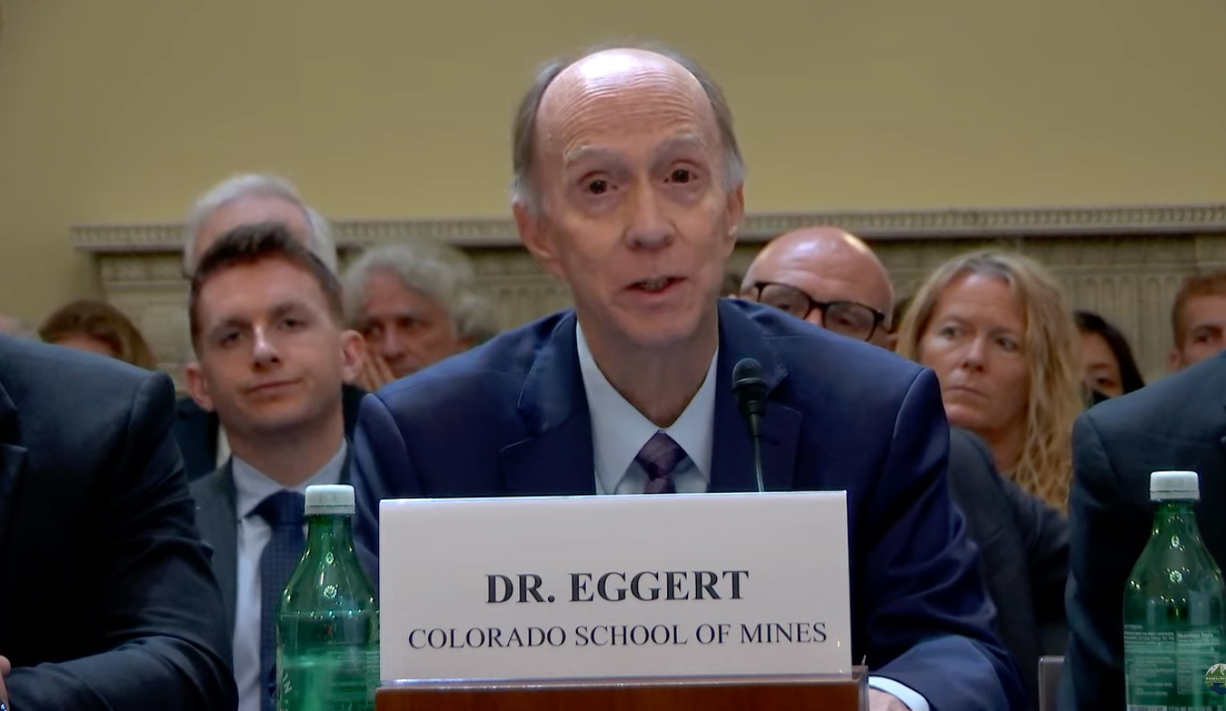 Mines faculty member testifies before U.S. House committee on critical ...
