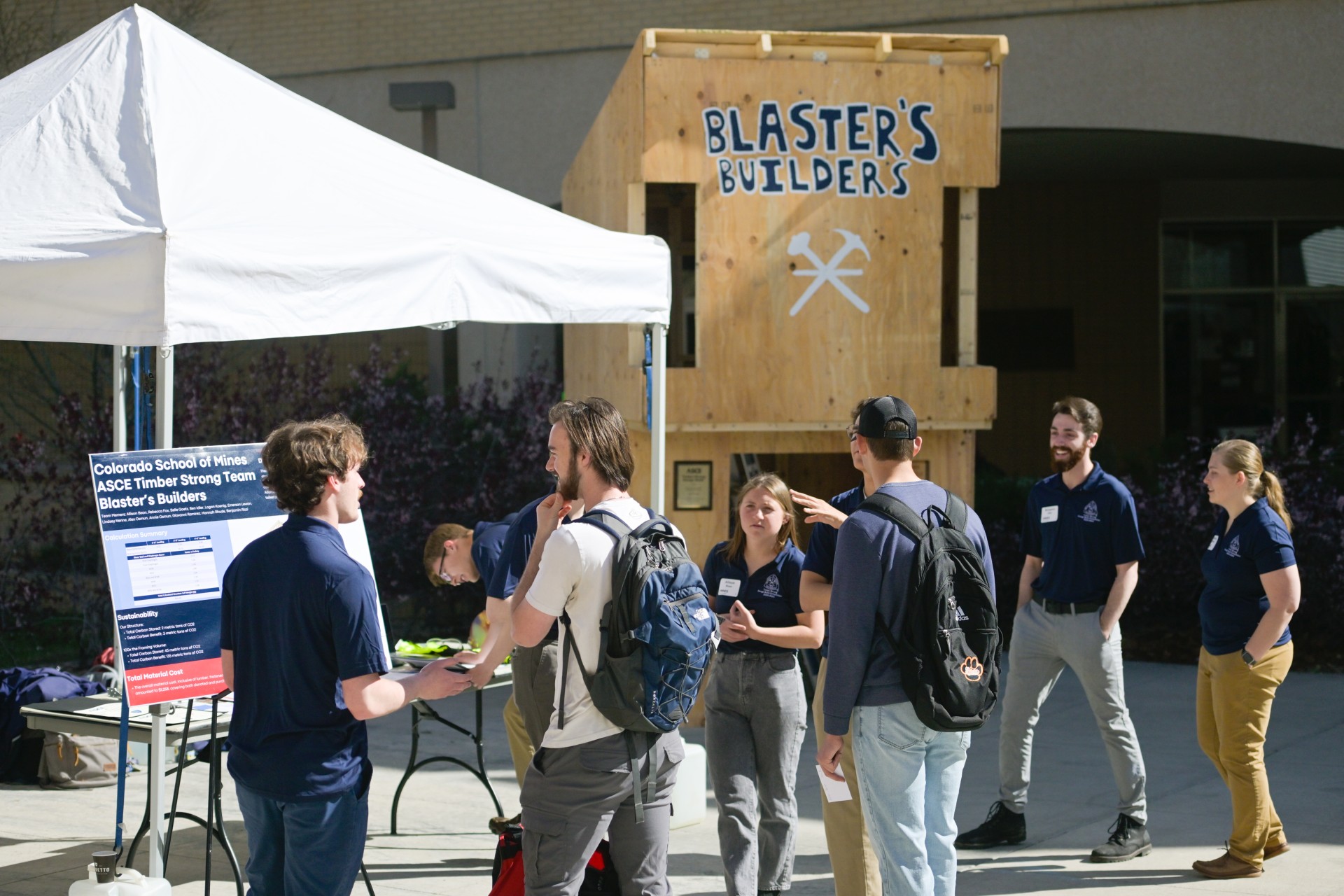Mines students win first place at ASCE Timber-Strong Design Build ...
