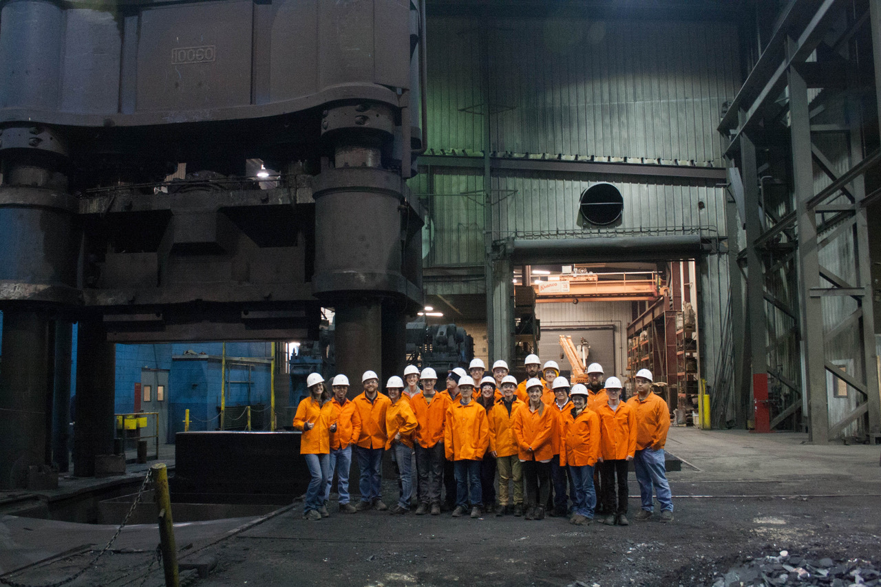 Metallurgy students' yearly trip to Finkl a vital rite of passage ...