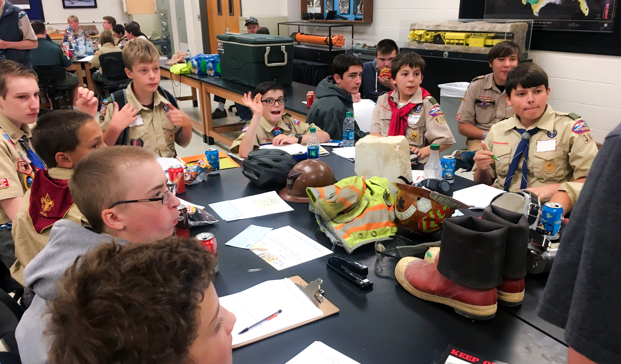 Boy Scouts come to Mines for Mining in Society merit badge | Colorado ...