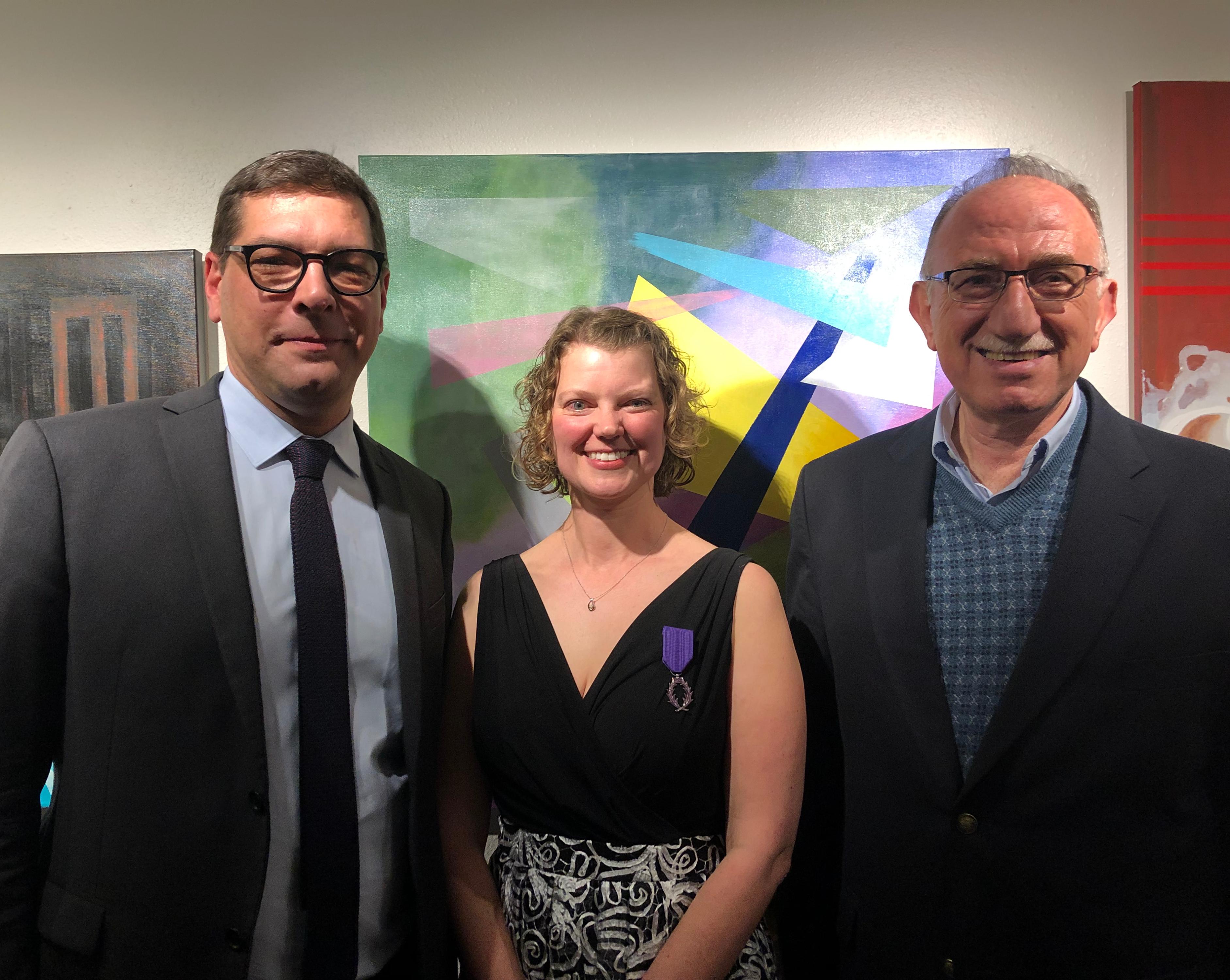 French instructor named Knight in Order of the Academic Palms ...