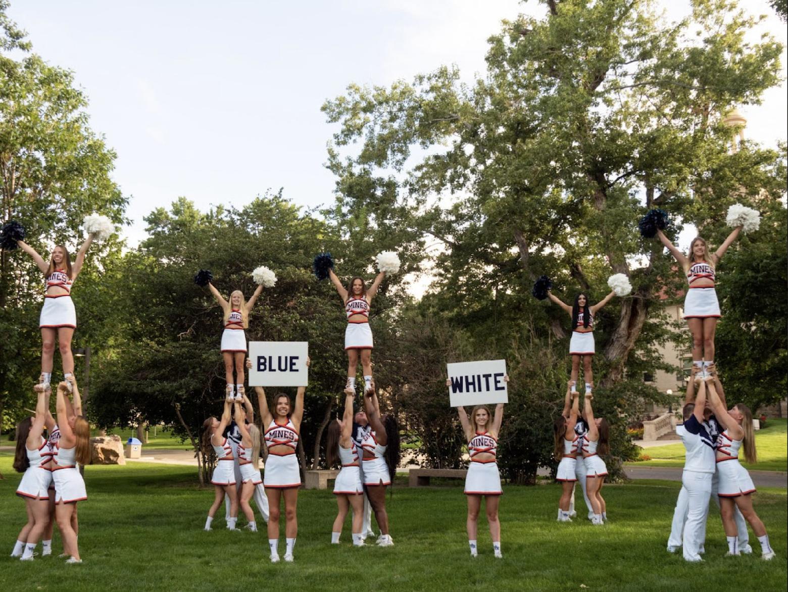 Mines cheerleading team embodies Oredigger pride | Colorado School of ...
